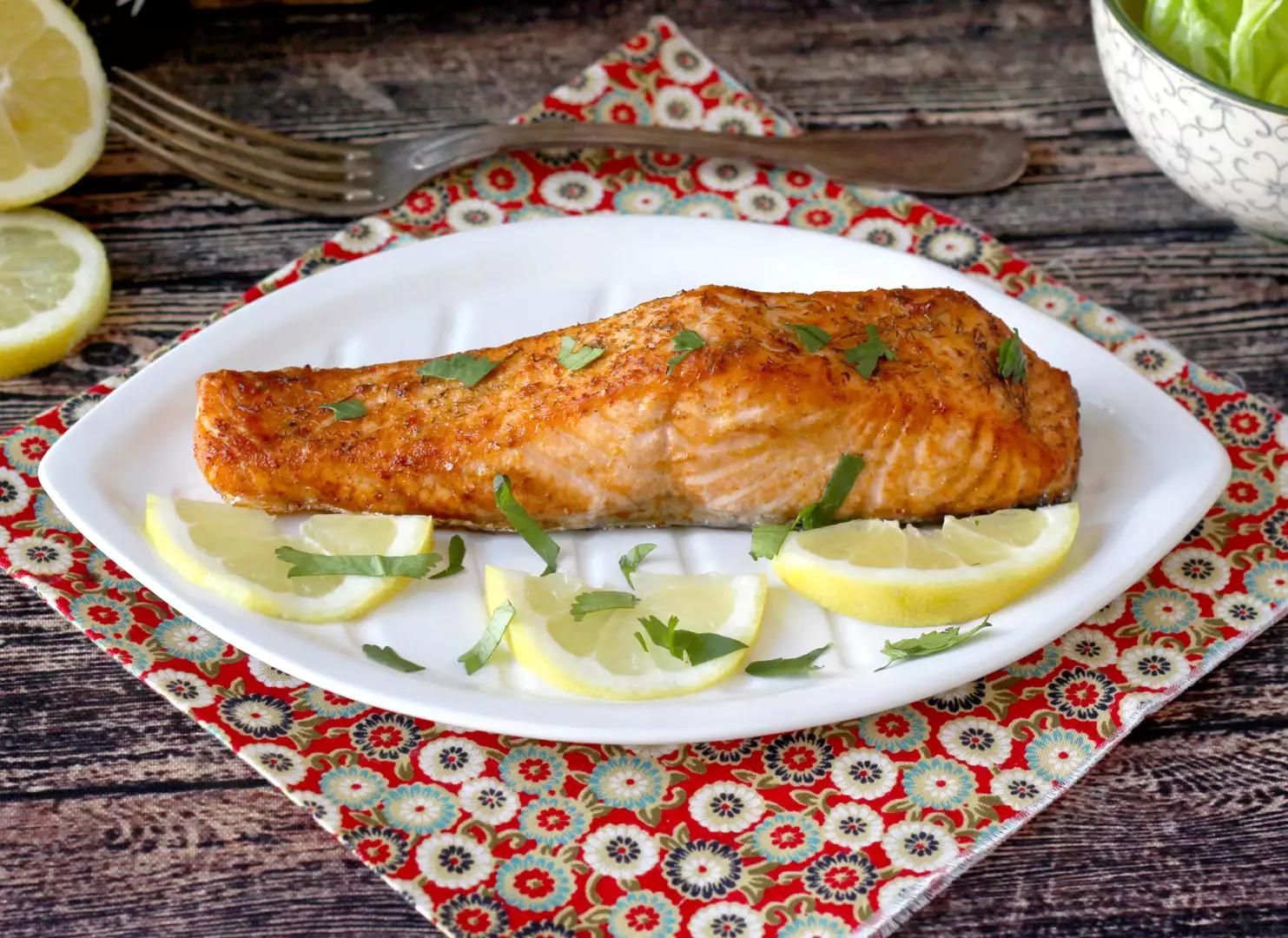 Rezept für lachs in der fritteuse: gesund und lecker
