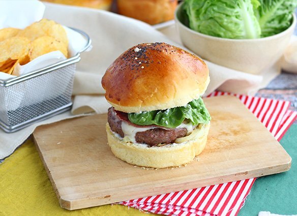 Raclette-burger