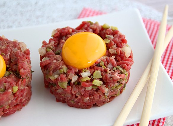 Rindersteak-tartar - Rezept Petitchef