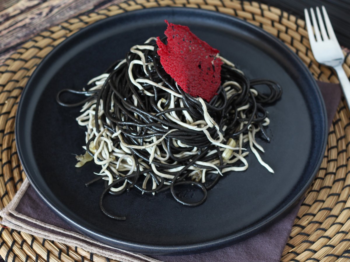 Schwarze Spaghetti Rezept