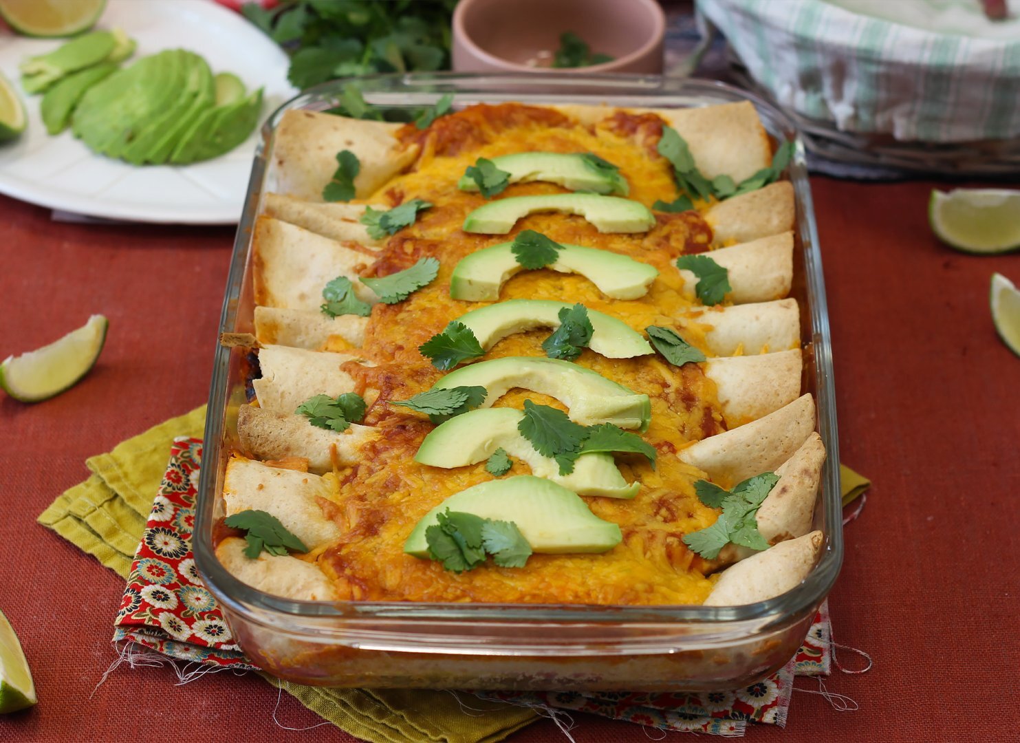 Vegetarisches enchiladas-rezept