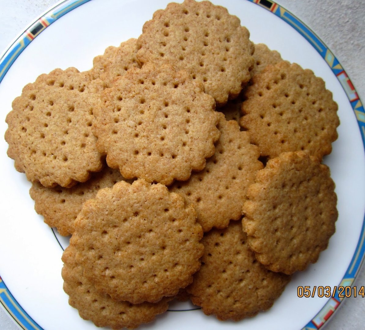 Victorianisches gebäck - english digestive biscuits - Rezept Petitchef