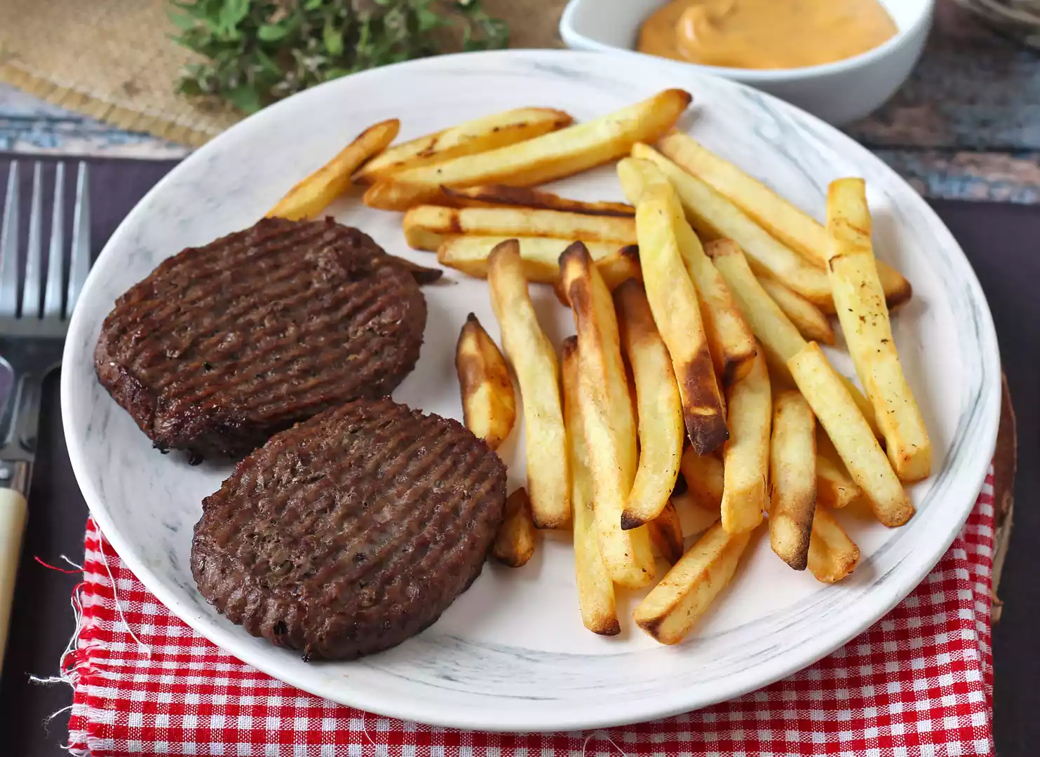 Hacksteak rezept im air fryer zubereiten